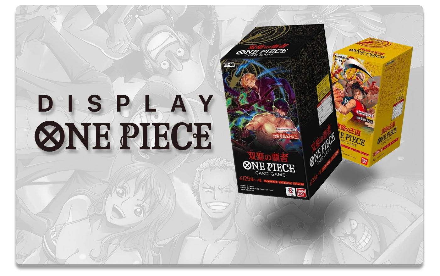 Display One Piece – Cartes Pokémon